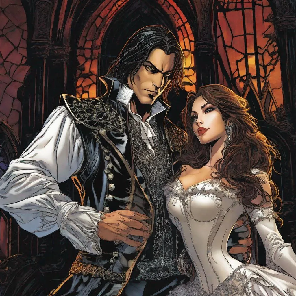 comic cover art, illustration, "Vampire Knight" comi... | OpenArt