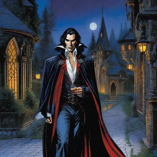 comic cover art, illustration, "Vampire Knight" comi... | OpenArt