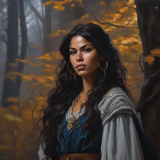 A D&D 2e style character portrait, oil painting, of... | OpenArt