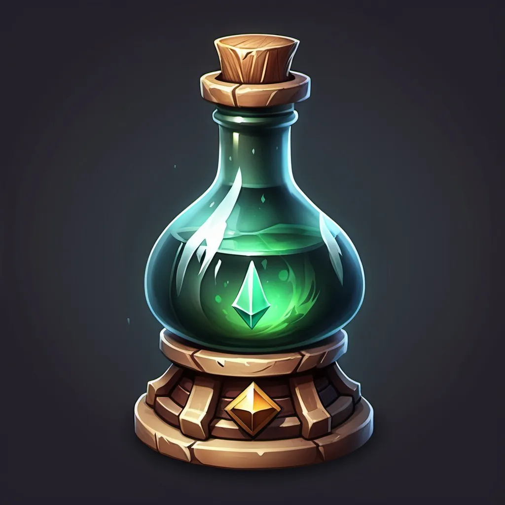 Default Icon of potions for character equipment in a...