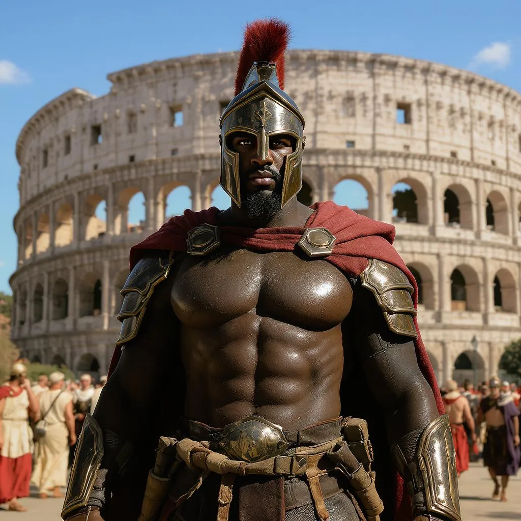 A hyperrealistic photograph of a young Greek Spartan...