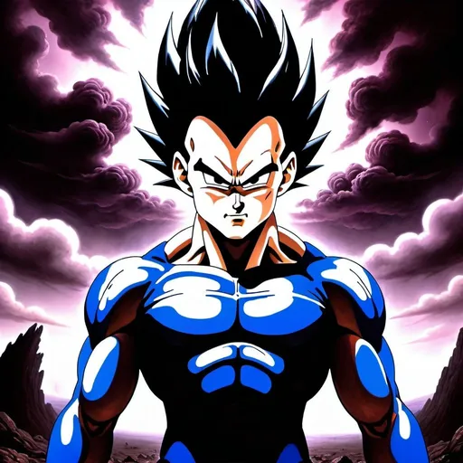 Highly detailed 4k UHD anime illustration of a power...