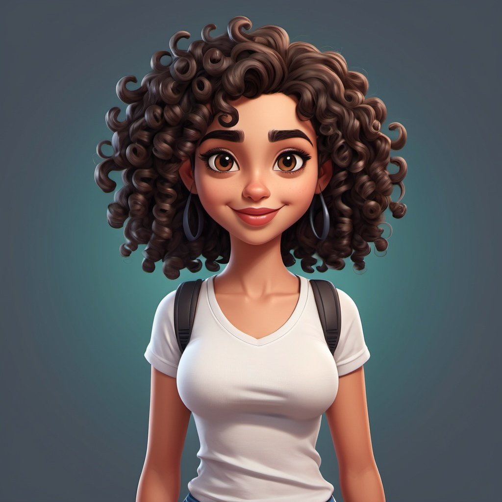 Black Female Cartoon Characters With Curly Hair And Mustache - Infoupdate.org