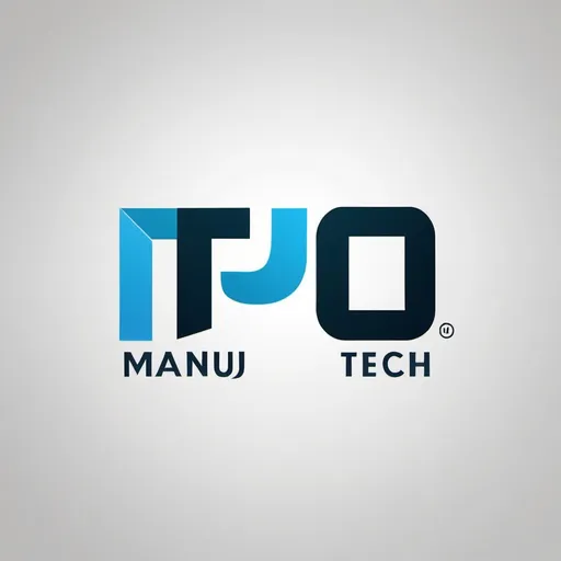 a logo by the name manu technology