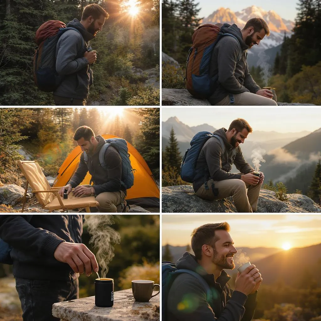 A 30-second story for a commercial. Show 5 different...