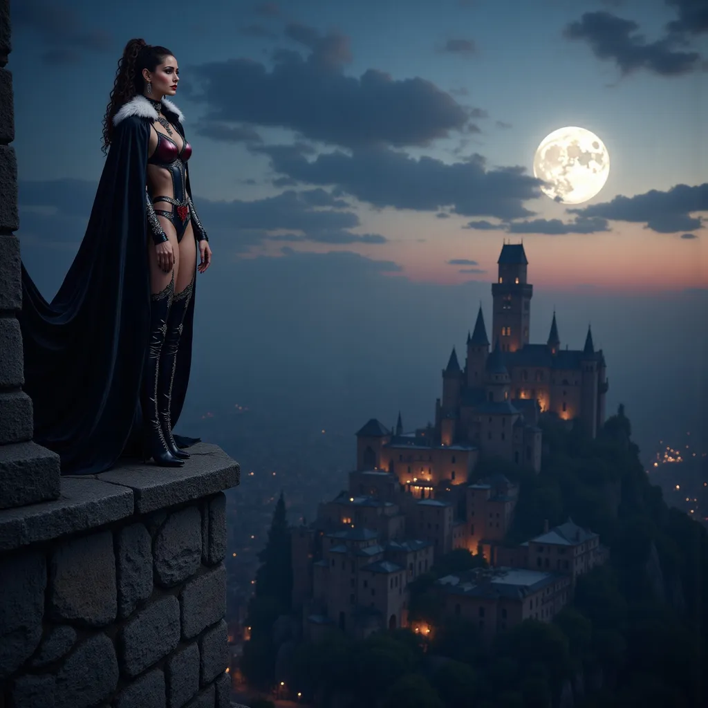 A striking image of a female vampire @0AbzNDsCV8ABqD...