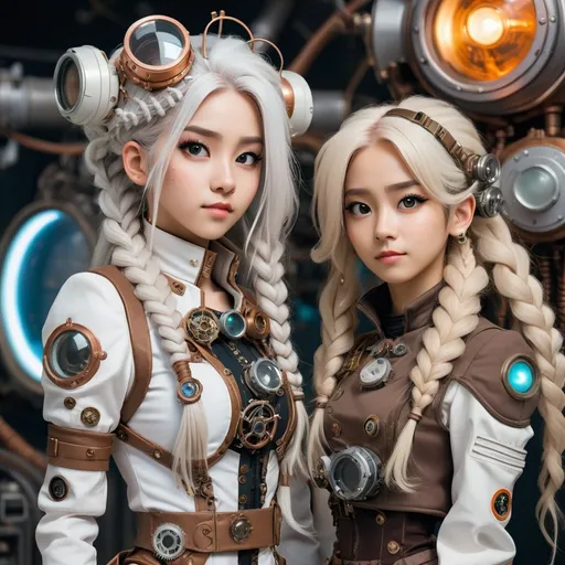 Two girls, Characters, Black Dress Minimalism Magnif...