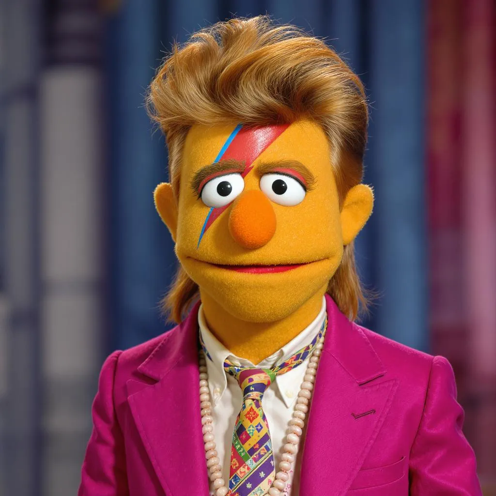 David Bowie as a Muppet
