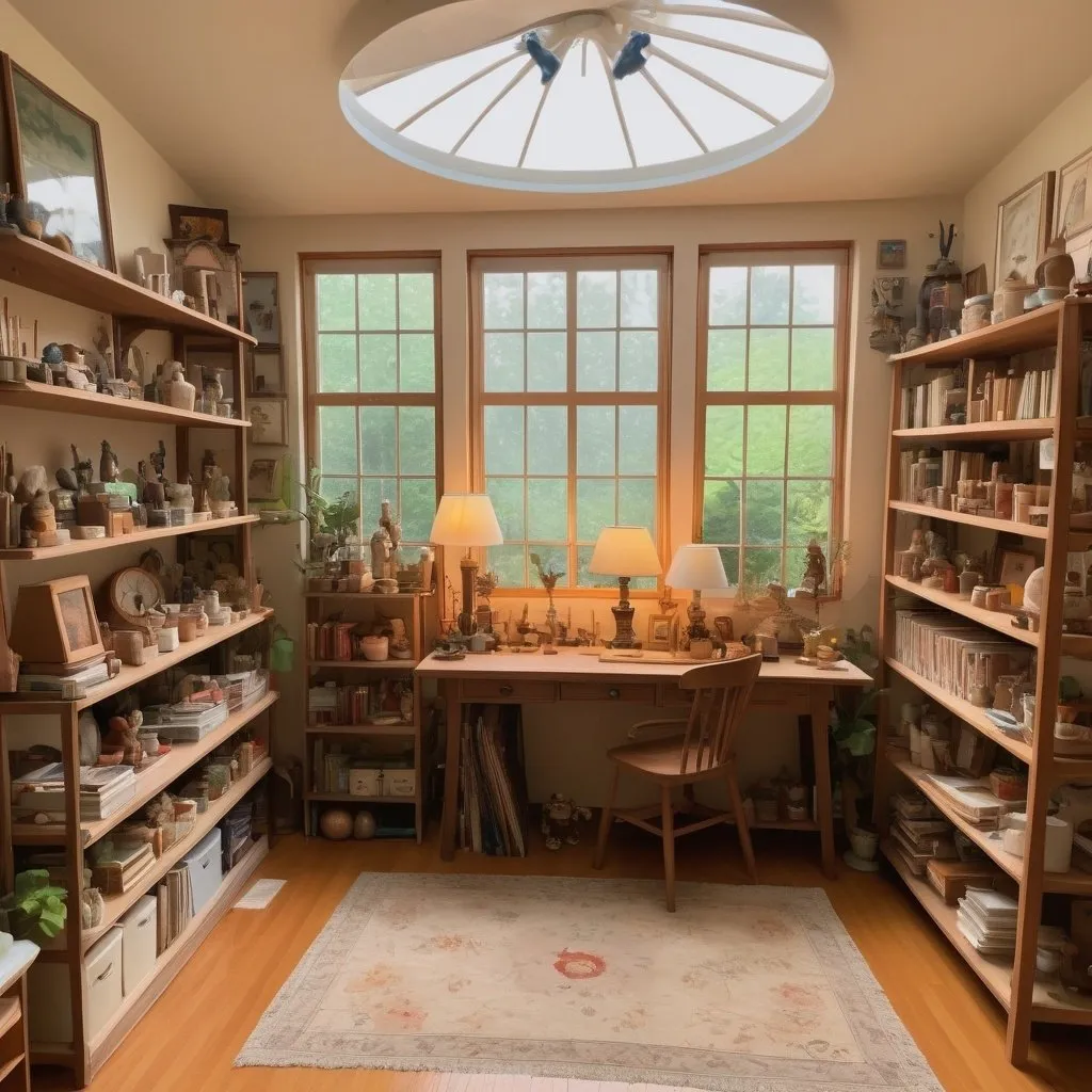 Juminocore, lamp core, Ghibli-inspired art hobby roo...