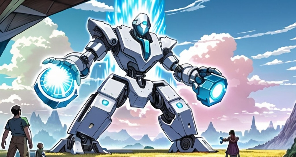 anime, robot, Shorikai, Genesis Engine, Magic the Ga...