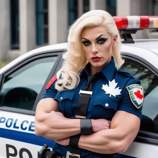 A gorgeous muscular 25-year-old Czechian drag queen...