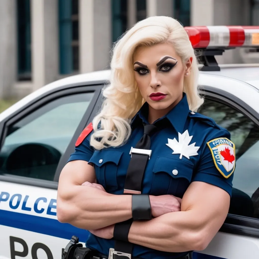 A gorgeous muscular 25-year-old Czechian drag queen...