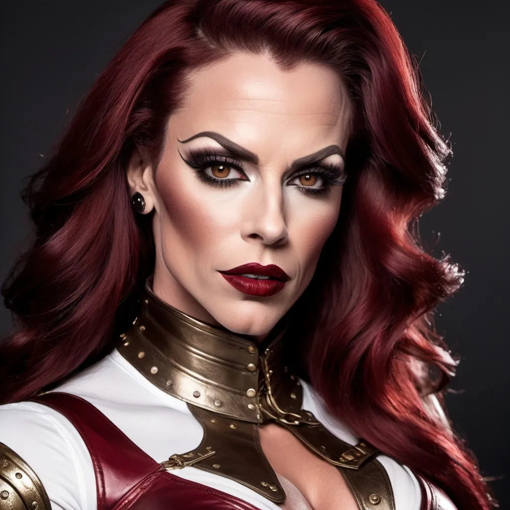 Gorgeous ultra-muscular 35-year-old British drag que...