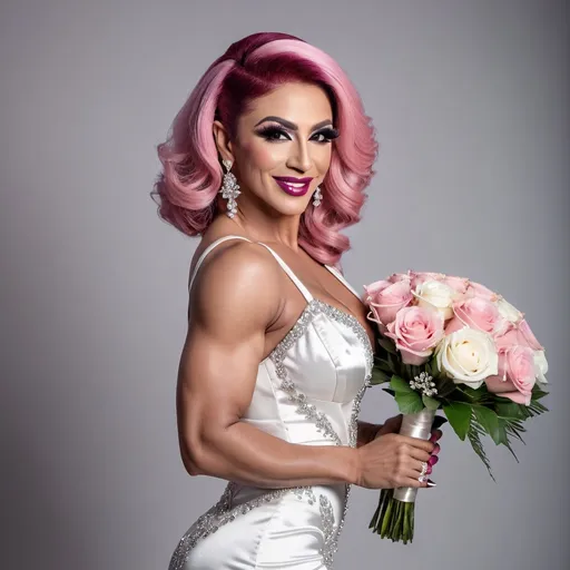Gorgeous muscular 35-year-old Turkish drag queen (bi...