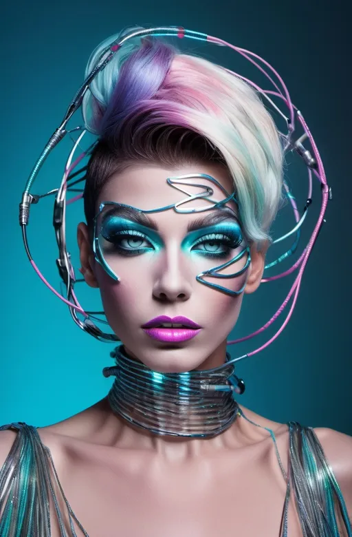 a gorgeous masculine 25-year-old drag queen's face i...