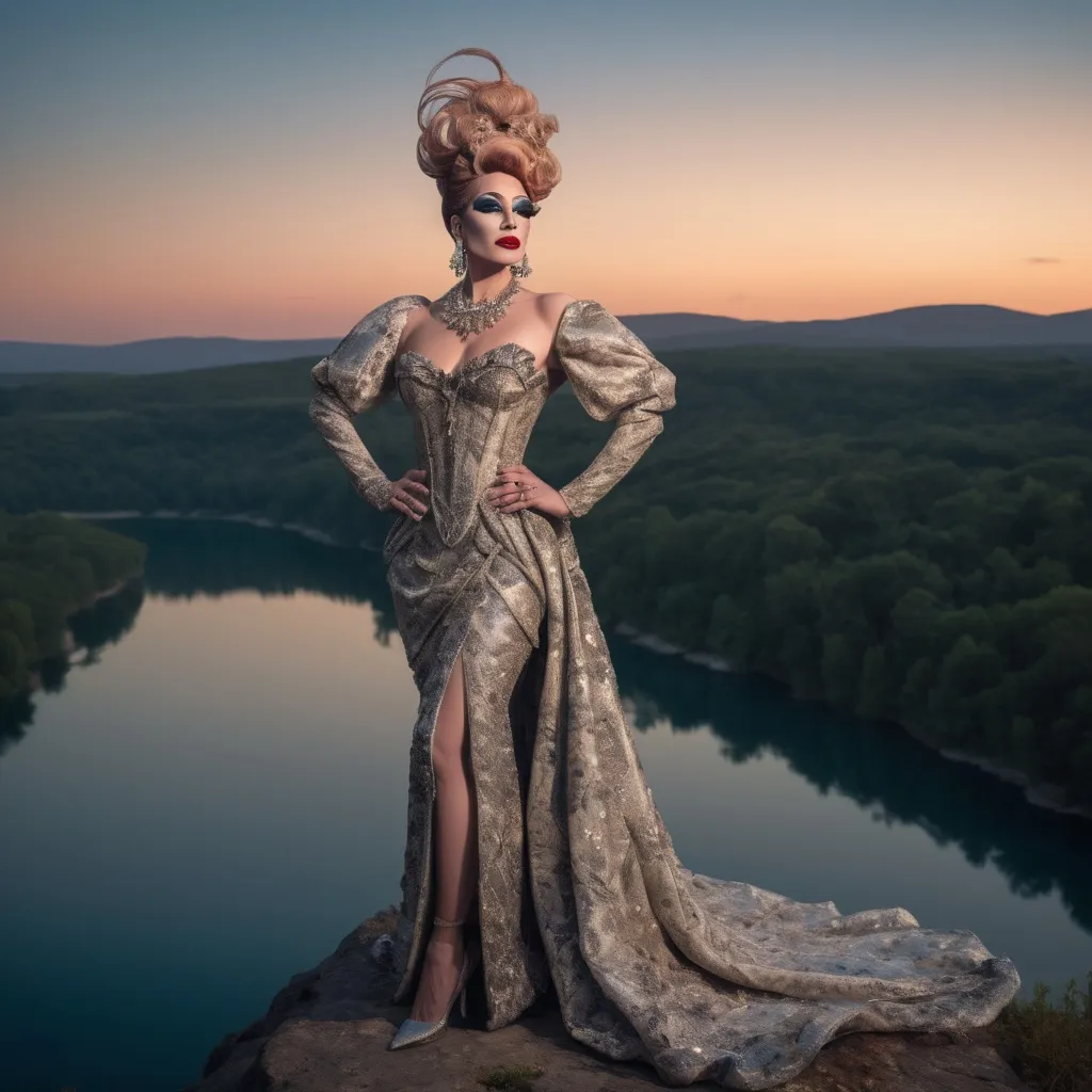 This image shows a statuesque 35-year-old French dra...