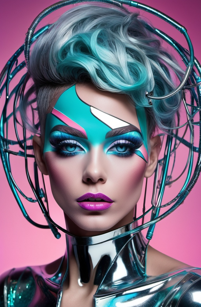 a gorgeous masculine 25-year-old drag queen's face i...