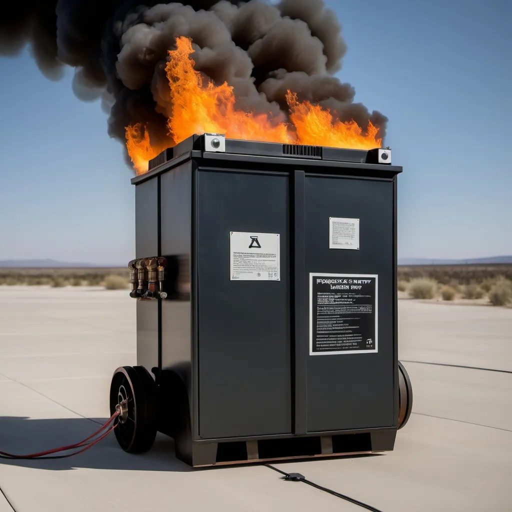 propulsion Battery fire