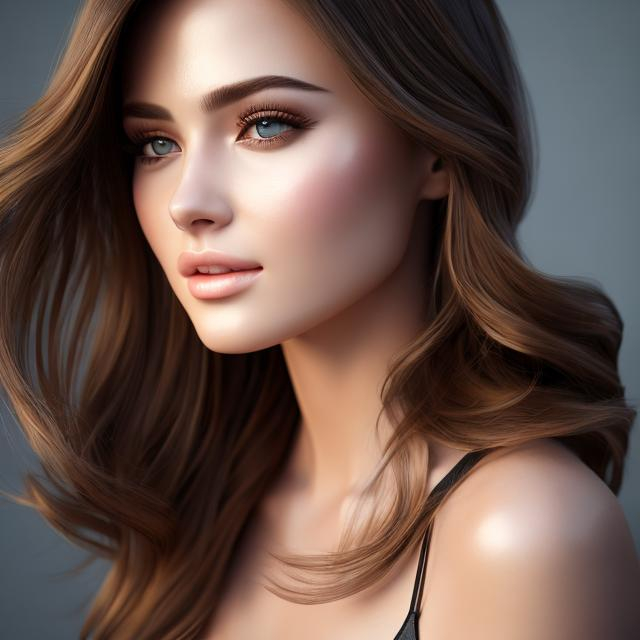 Detailed 3D rendering of Hannah, attractive, realist... | OpenArt