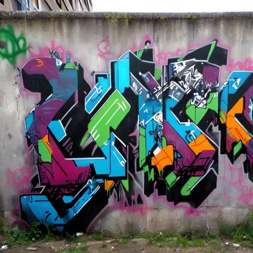 streetart graffiti modern future | OpenArt