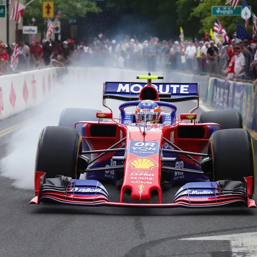 the king von memorial formula one street race in o b...