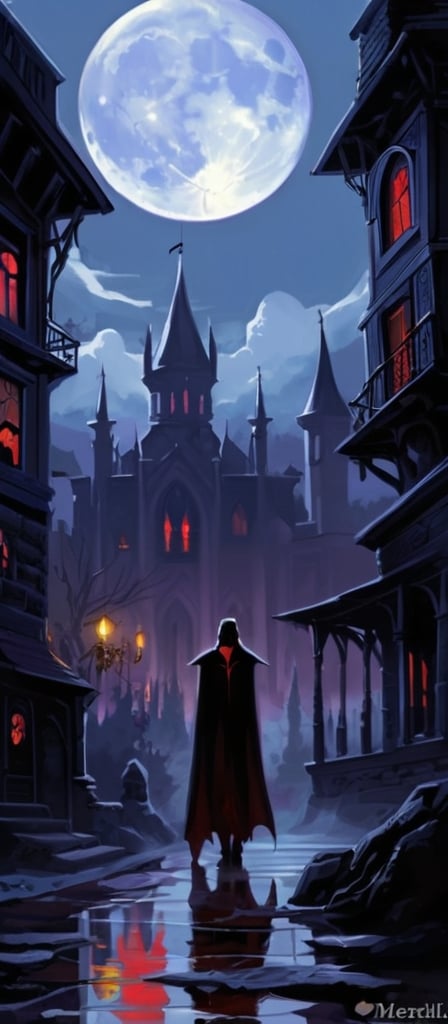 Vampire moon mezarlık