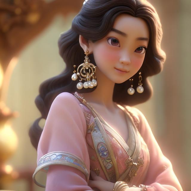 A charming and charismatic movie asian character, Di...