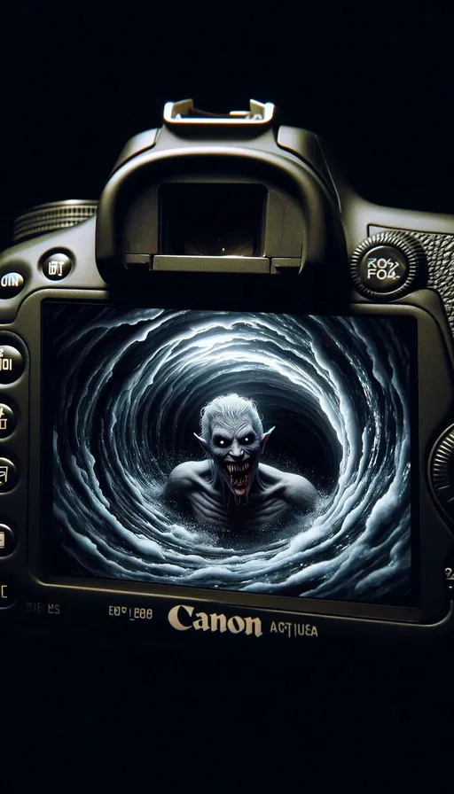 A macro photography-style image of a vampire emergin... | OpenArt