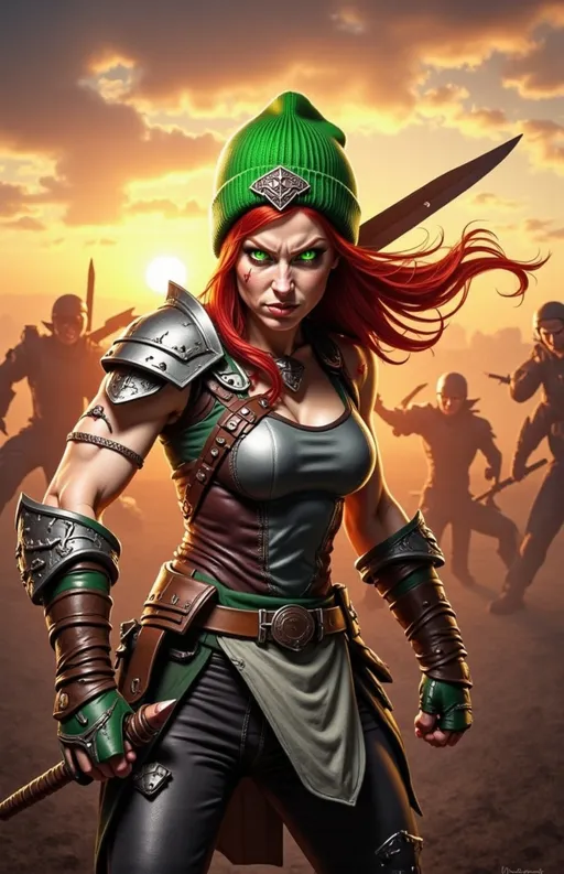 @wbV7YKlXTFt2cBPb46HT A powerful female warrior in a...