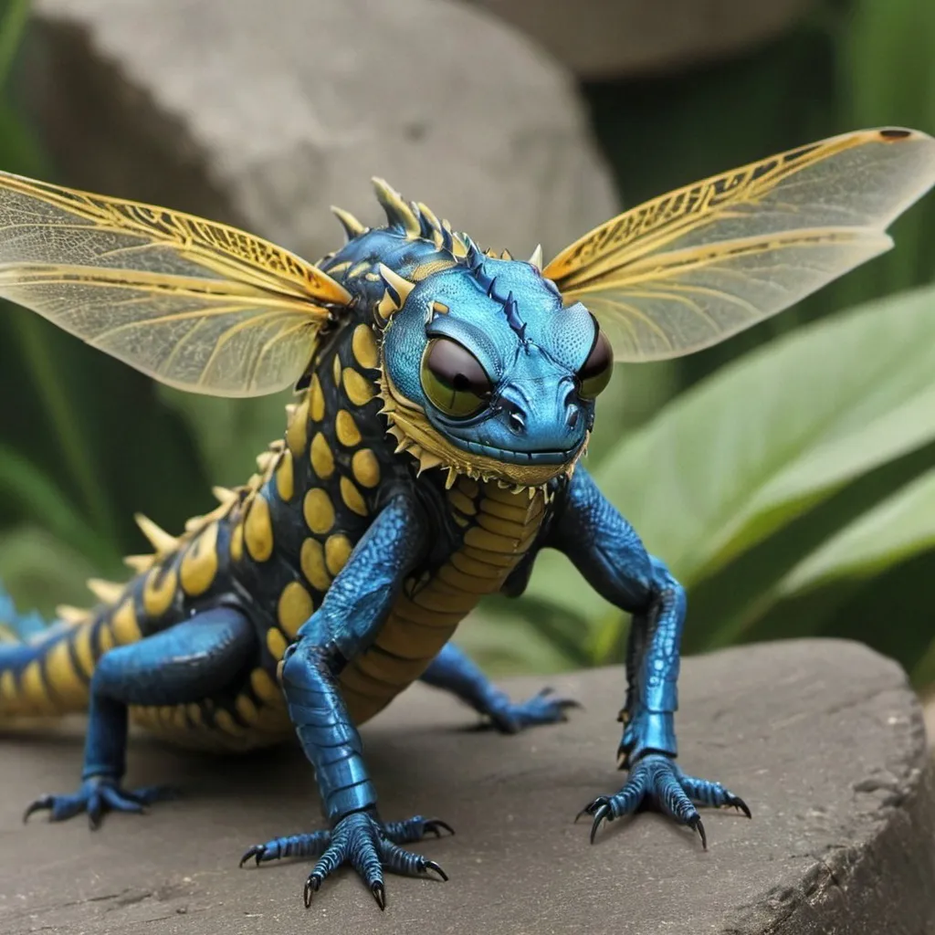 mall insect like dragons with stout bodies like a bu...