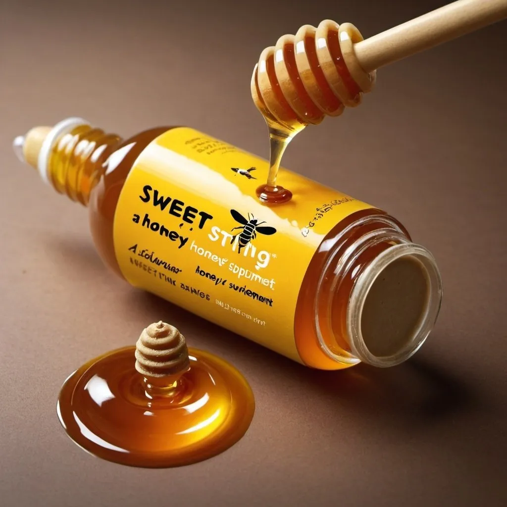 Packaging is a syringe and it’s called. Sweet Sting...