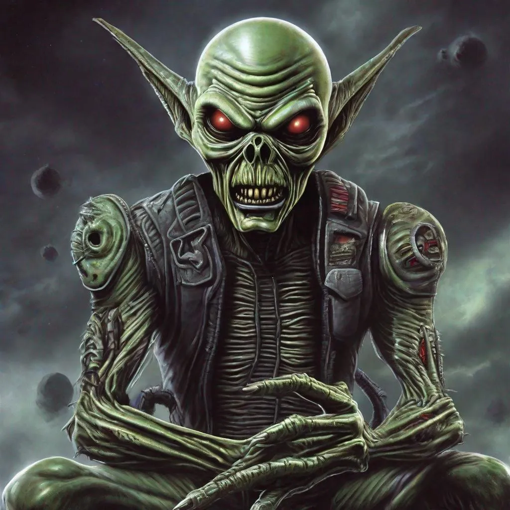 Eddie from Iron Maiden as an alien | OpenArt