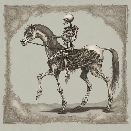 A skeleton centaur | OpenArt