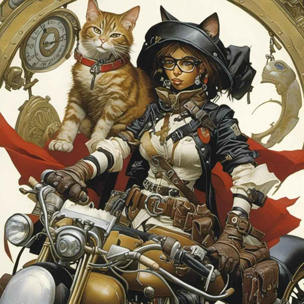 A medieval anthropomorphic Cat tinkerer... | OpenArt