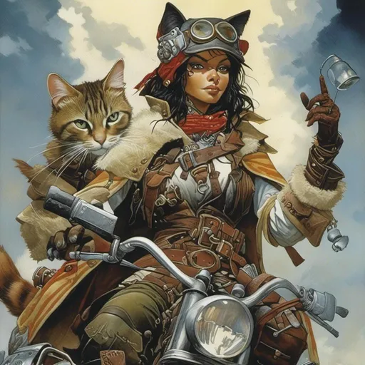 A medieval anthropomorphic Cat tinkerer... | OpenArt