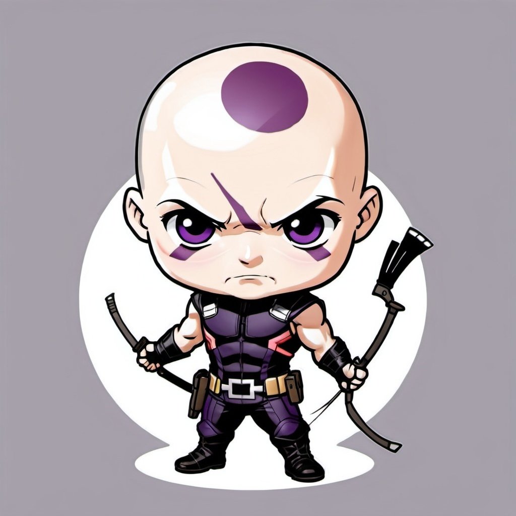 Hoe Teken Je Chibi Hawkeye Cartoon Superman Vliegen Met Zijn Cape