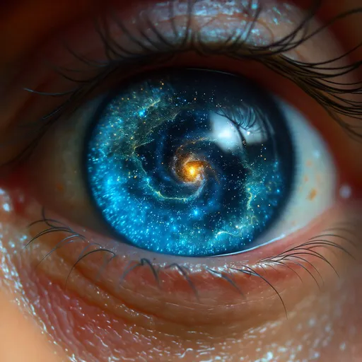 Imagine looking into the universe and seeing an eye...