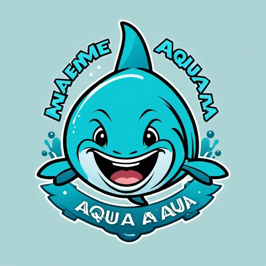 make me a AQUA team logo