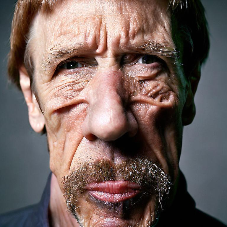 Studio photo of the world's 'ugliest' person looking... | OpenArt