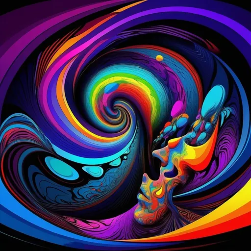 Abstract digital art of a disregarded mind, surreal...