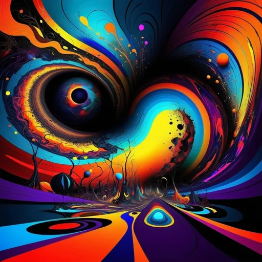 Abstract digital art of a disregarded mind, surreal...