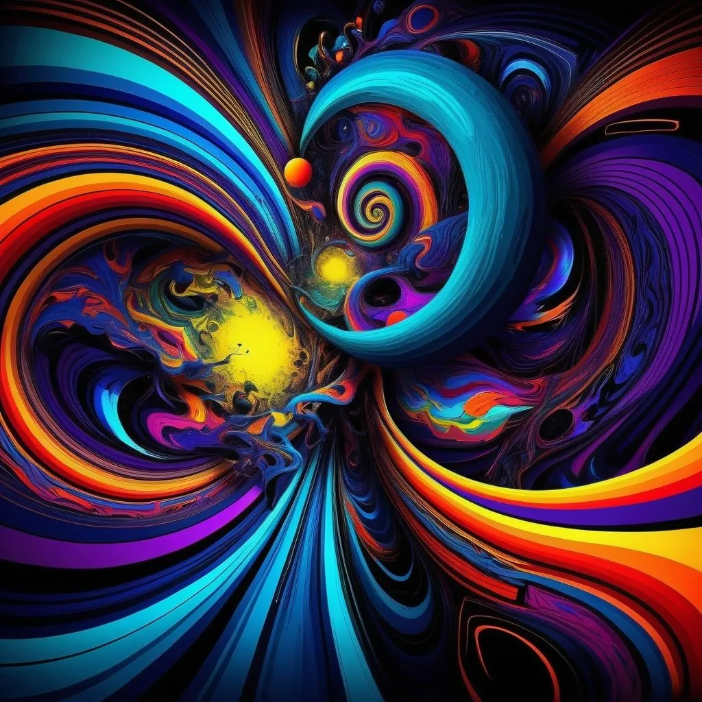 Abstract digital art of a disregarded mind, surreal...