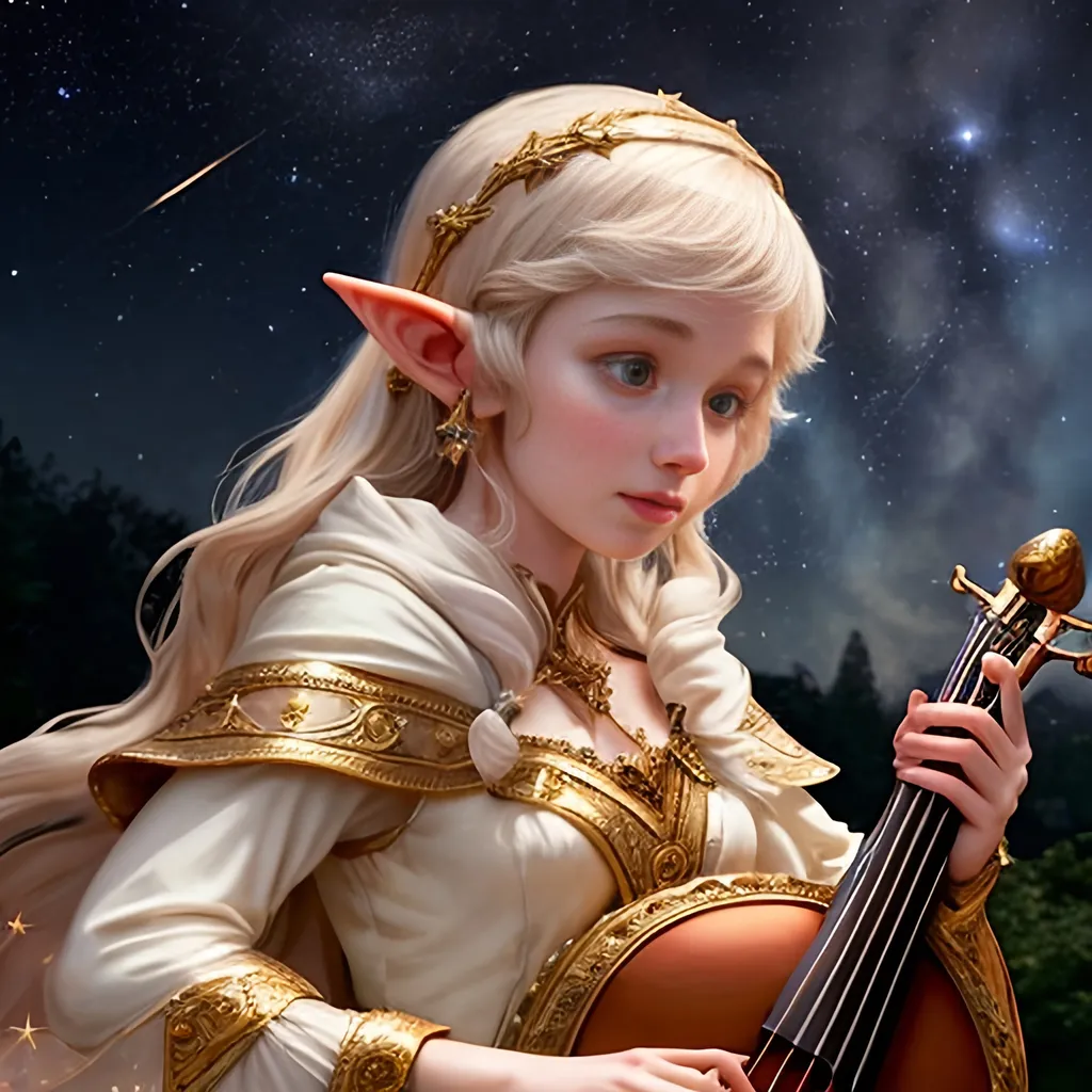 Stellar bard born under a starry meteor shower that...