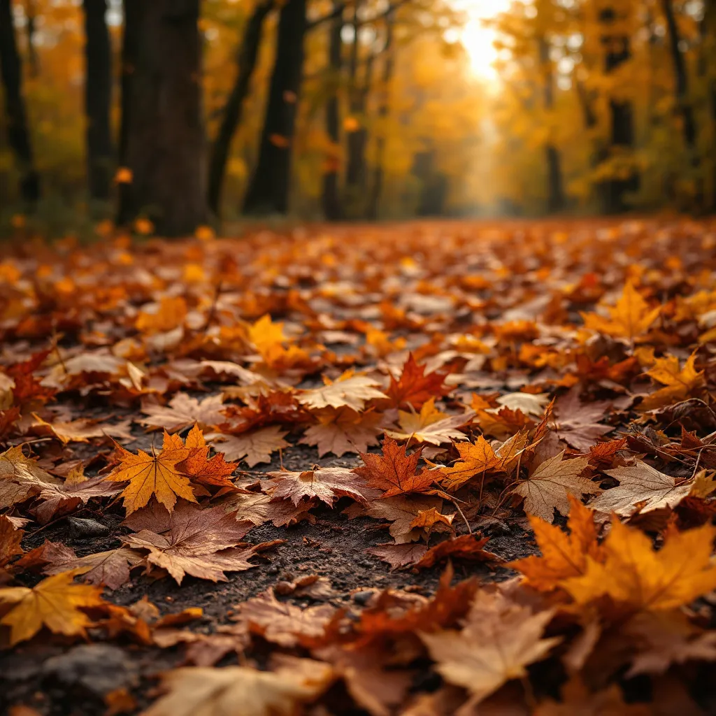 musim luruh di canada. daun luruh