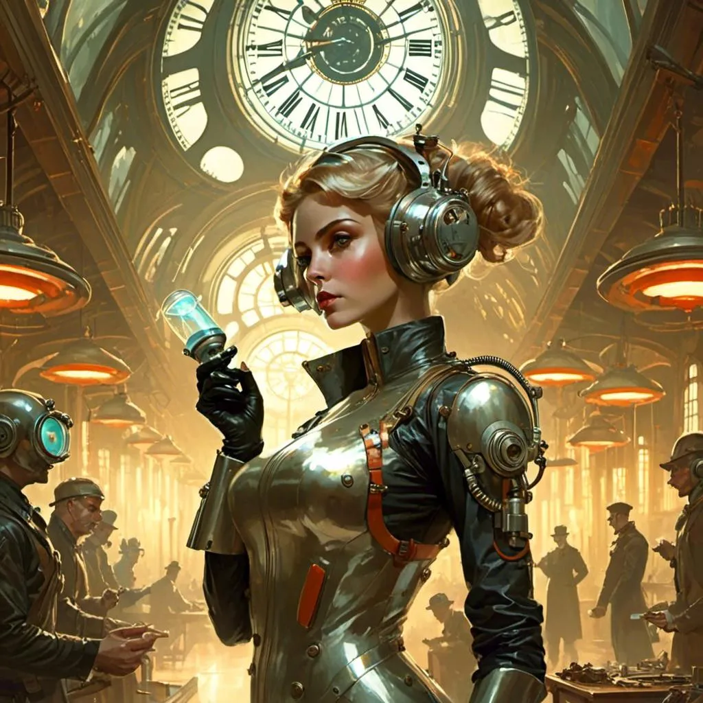 A teslapunk concept art , a stunning Alph... | OpenArt