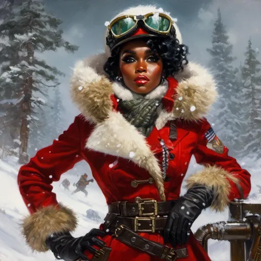 A beautiful portrait of Janelle Monae d...