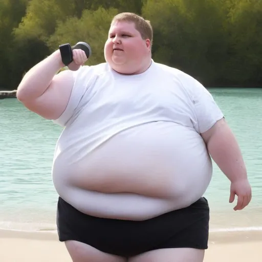 Group of very fat guys dancing | OpenArt