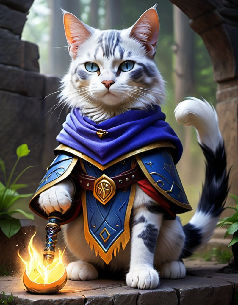 Chat guerrier mage