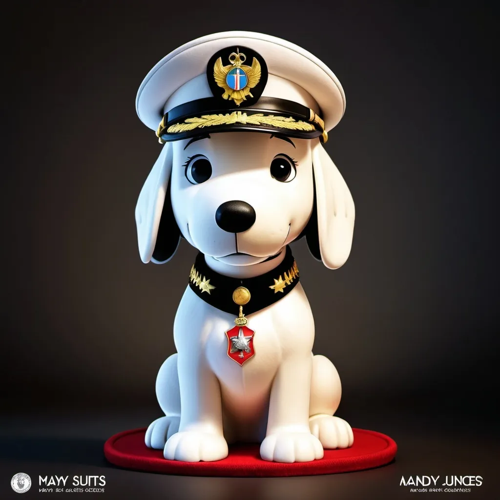 Imagine Snoopy, an Ecuadorian army officer. Digital...