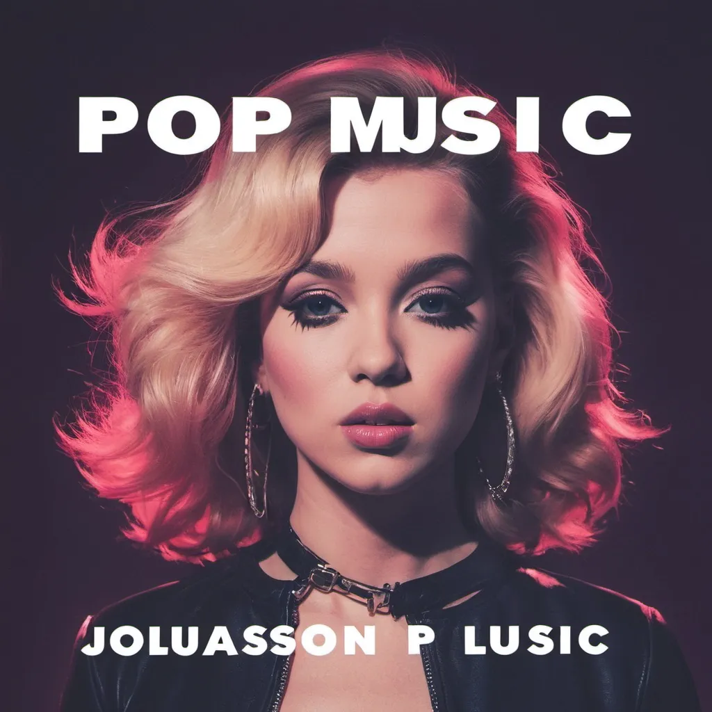 an album cover for pop music